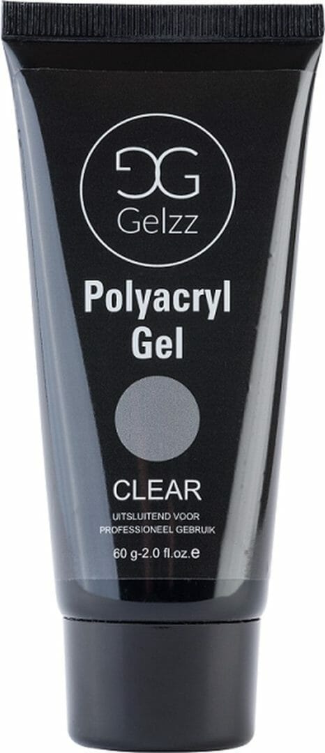 PolyGel Gelzz Clear (Polyacryl) 60 gram - Alles over gelnagels